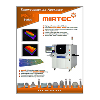 Mirtec AOI & SPI systems from Murray Percival Co
